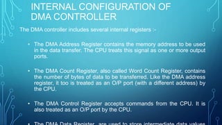Direct memory access (dma) | PPTX | Computer Networking | Computing