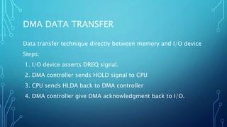 Direct memory access (dma) | PPTX | Computer Networking | Computing