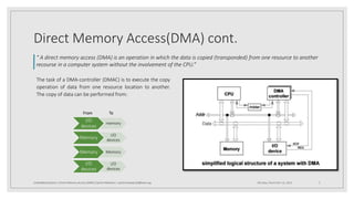 Direct memory access (dma) | PPTX