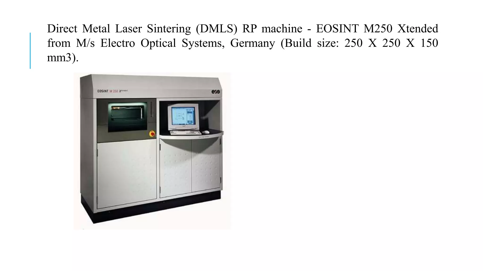 DMLS (Direct metal laser sintering) | PPTX