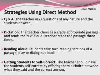 Directmethod 101025035619-phpapp01 | PPTX