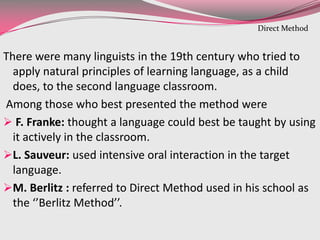 Directmethod 101025035619-phpapp01 | PPTX