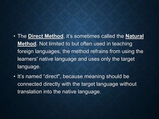 Direct method | PPT