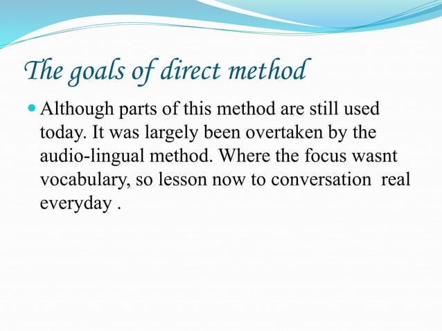 Direct method ppt | PPTX