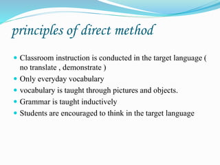 Direct method ppt | PPTX