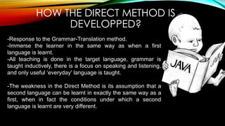 Direct method By Katherine Camacho | PPT