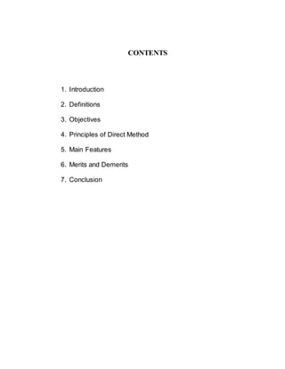 Direct method | DOCX