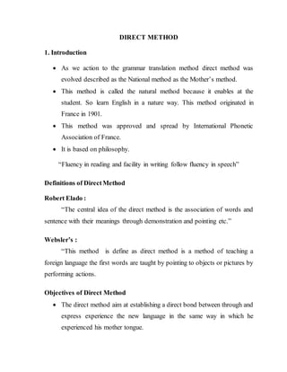 Direct method | DOCX