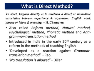 Direct method | PDF | Education