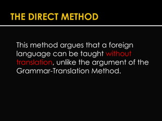 Direct method and series method | PPTX