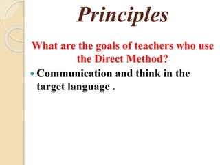 Direct method class presentation/by Nazik | PPTX