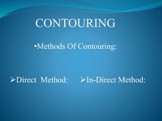 Direct method of contouring(26 30) DCE FET IIUI | PPT