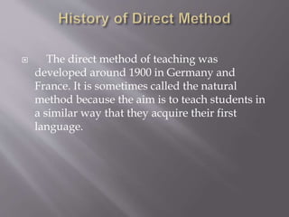 Direct method ppt | PPT