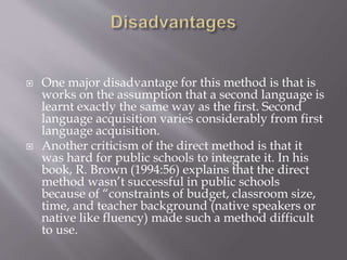 Direct method ppt | PPT