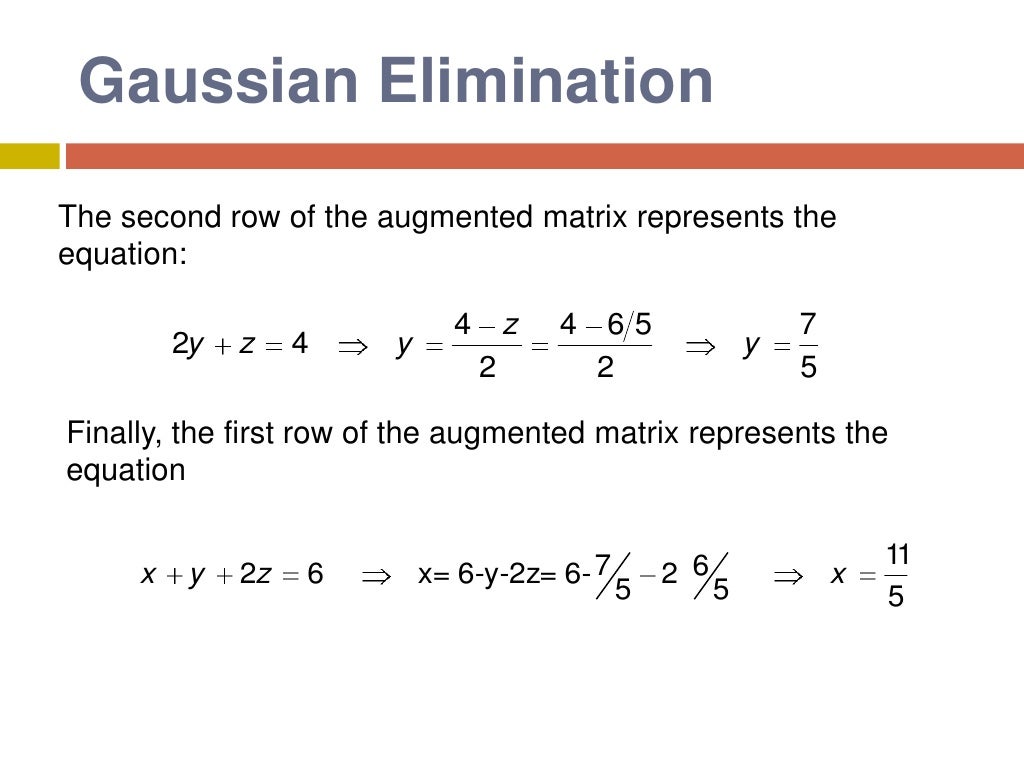 Direct Methods to Solve Linear Equations Systems
