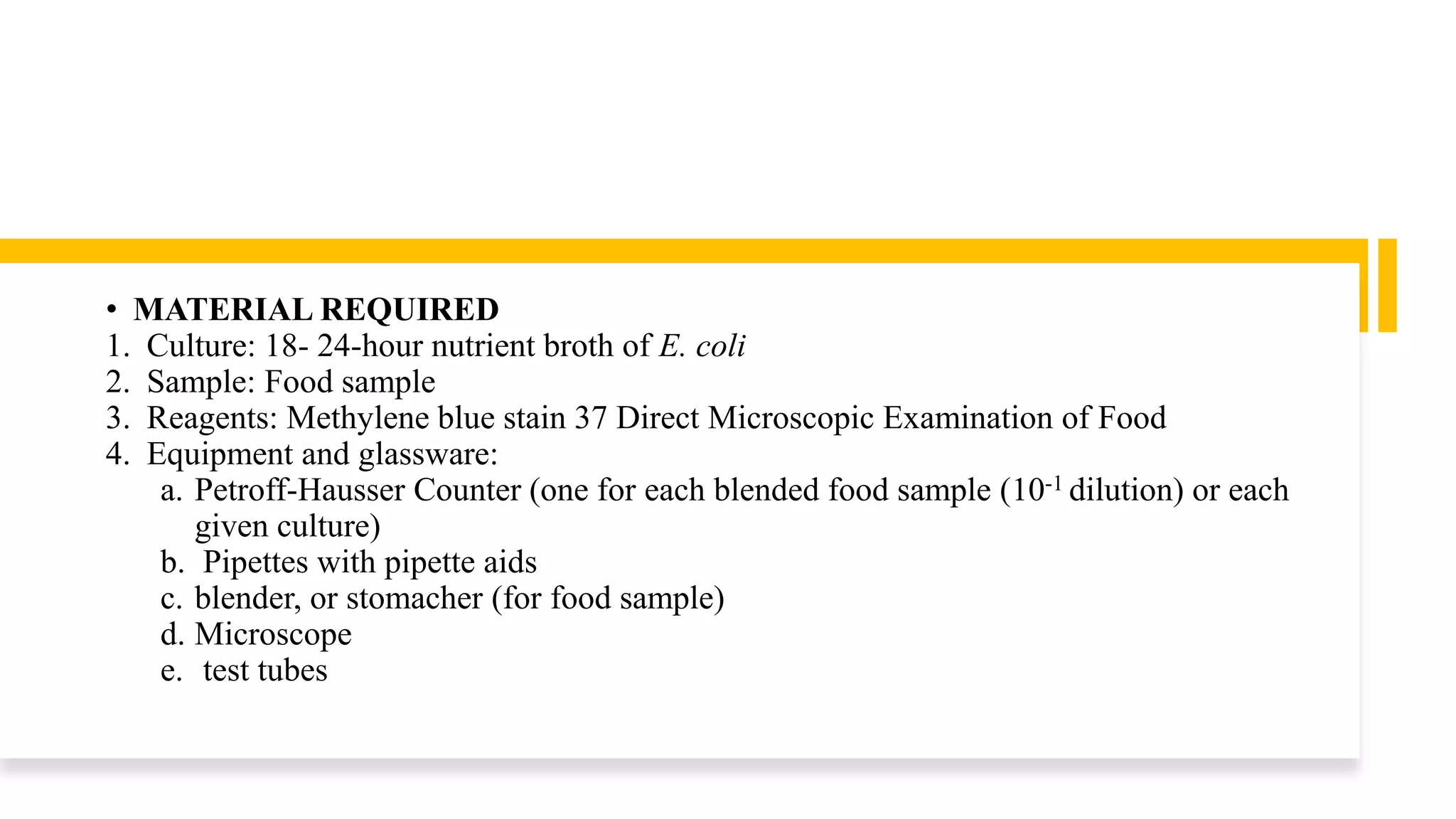 Direct microscope method | PDF