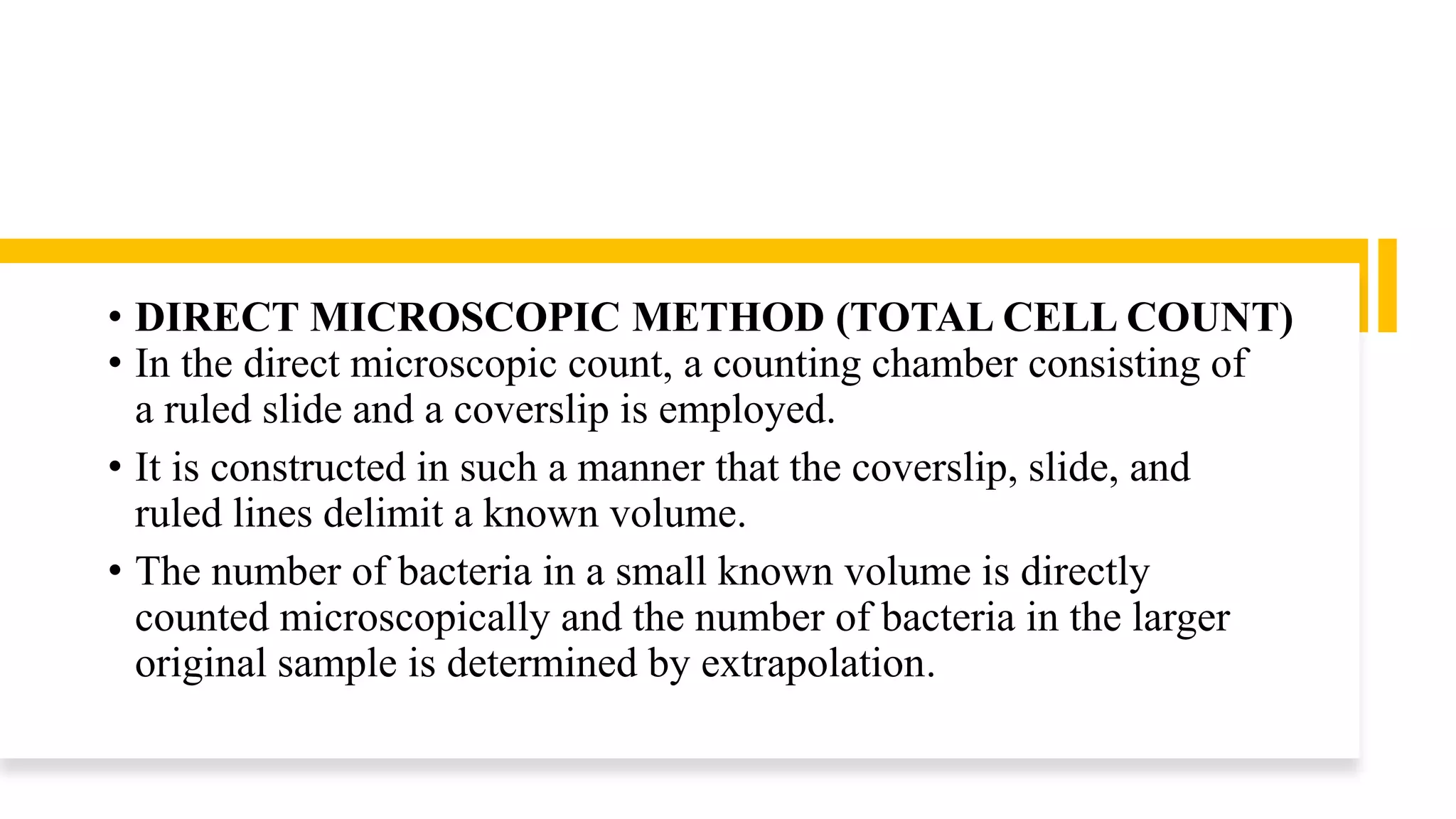 Direct microscope method | PDF