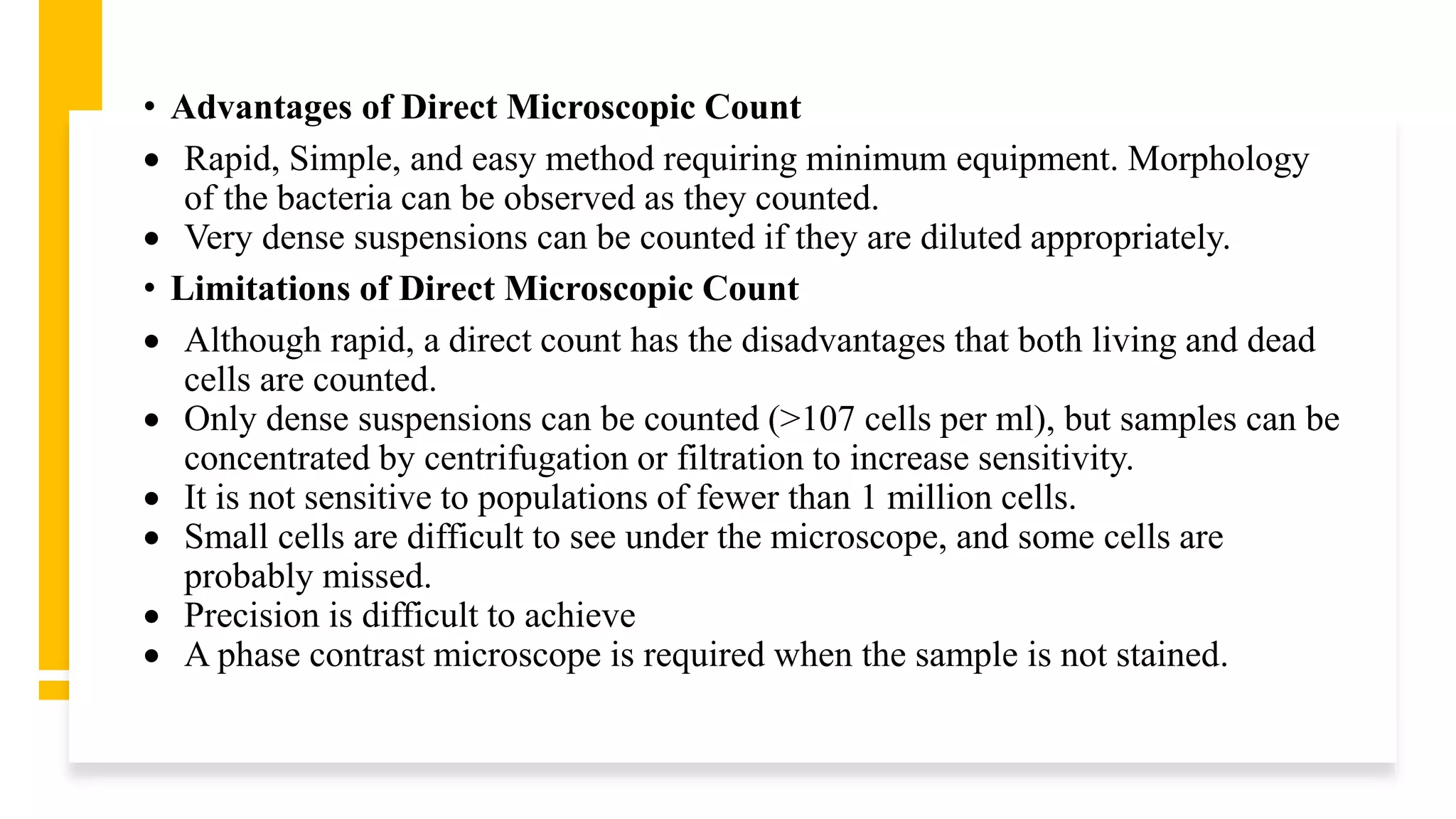 Direct microscope method | PDF