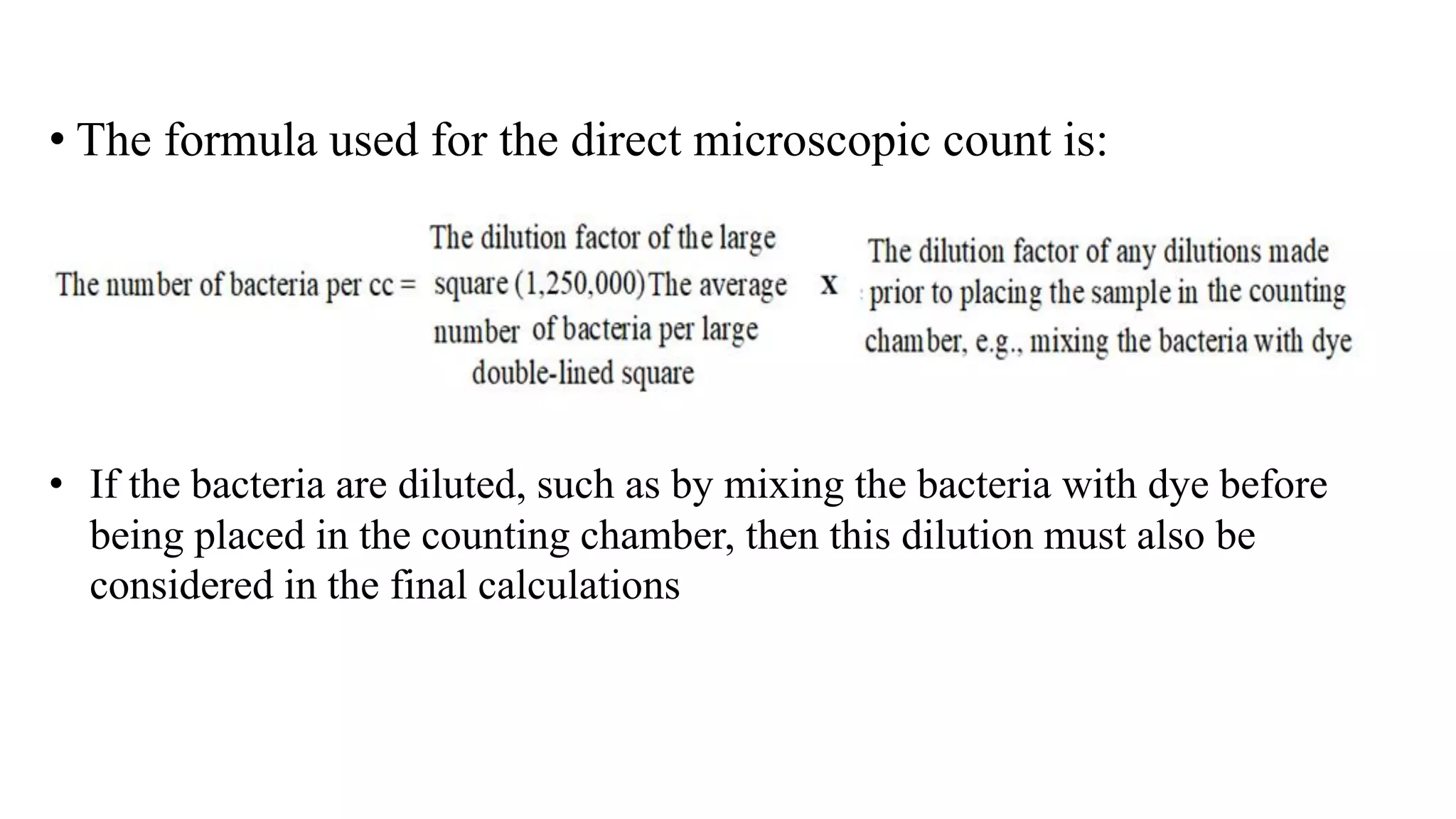 Direct microscope method | PDF