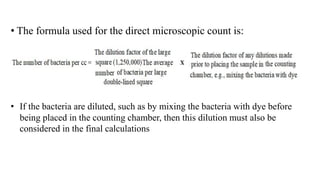 Direct microscope method | PDF