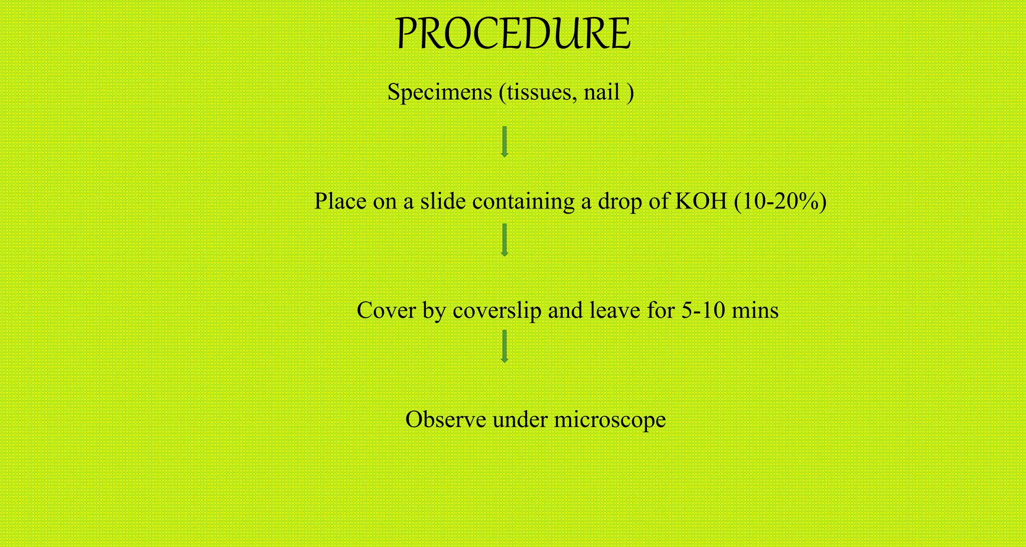 Direct microscopic examination | PPTX