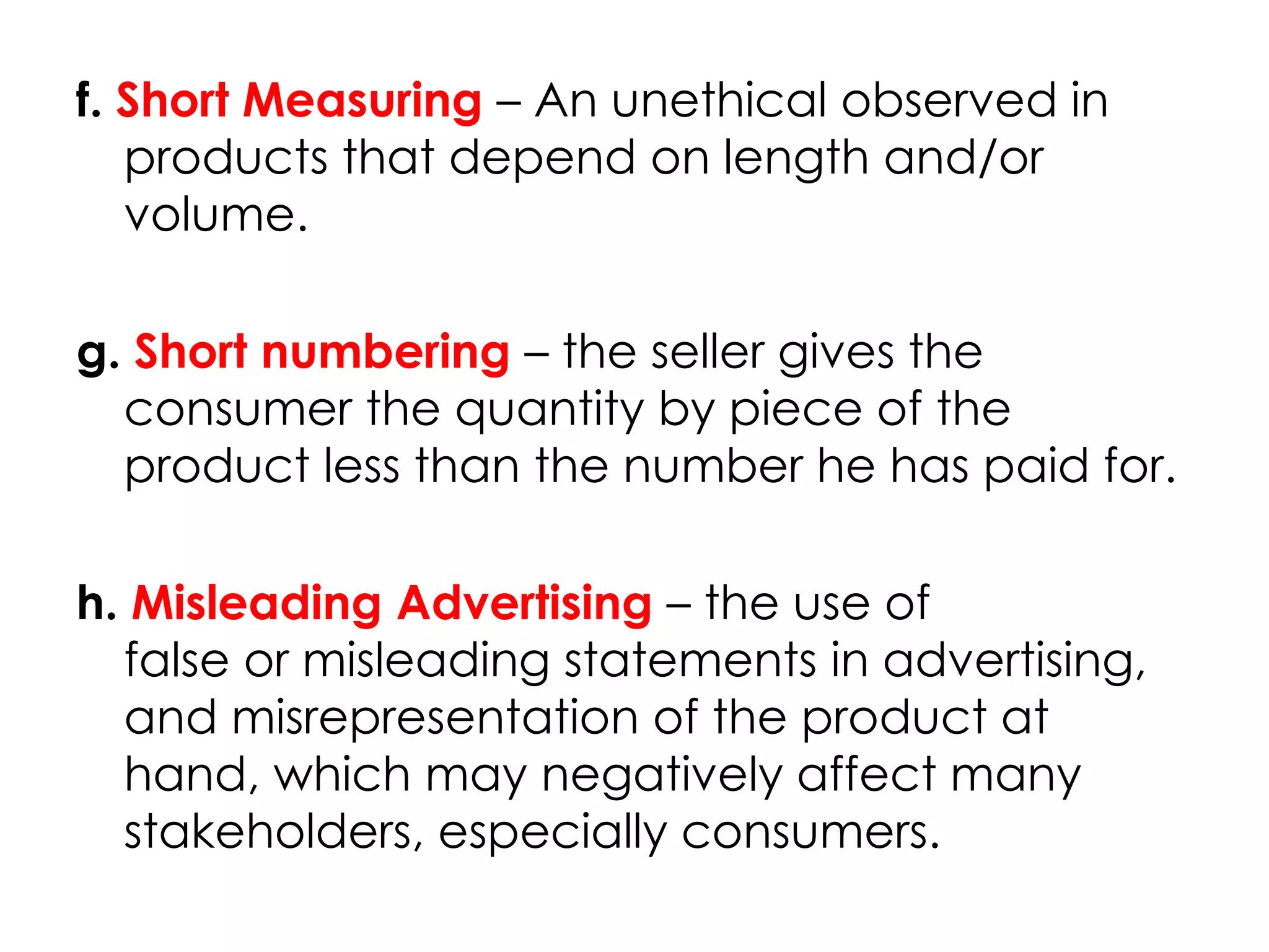 Direct Misrepresentation | PPTX