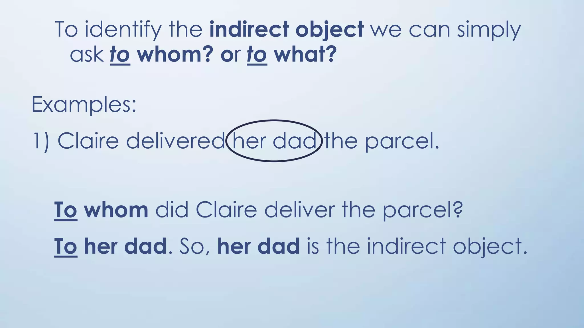 Direct object | PPSX