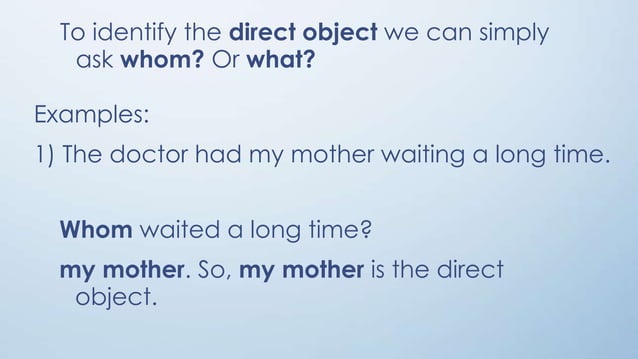 Direct object | PPSX | Programming Languages | Computing