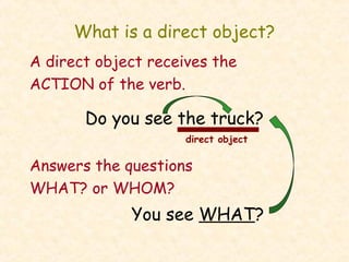 Direct object pronouns | PPT