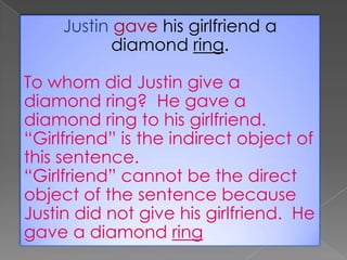 Direct objects | PPT