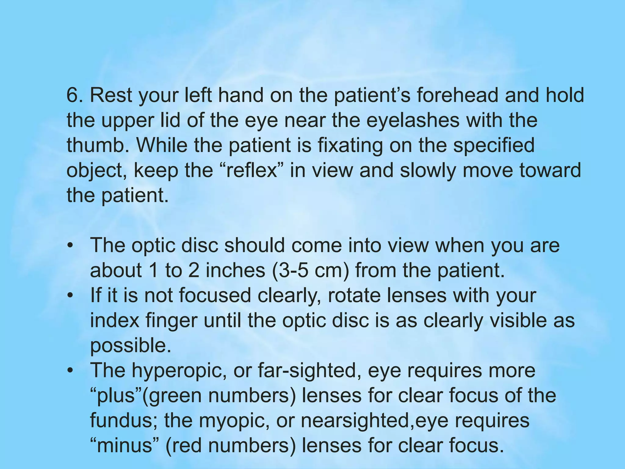 Direct ophthalmoscope | PPTX