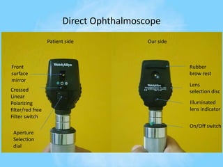 Direct ophthalmoscope store