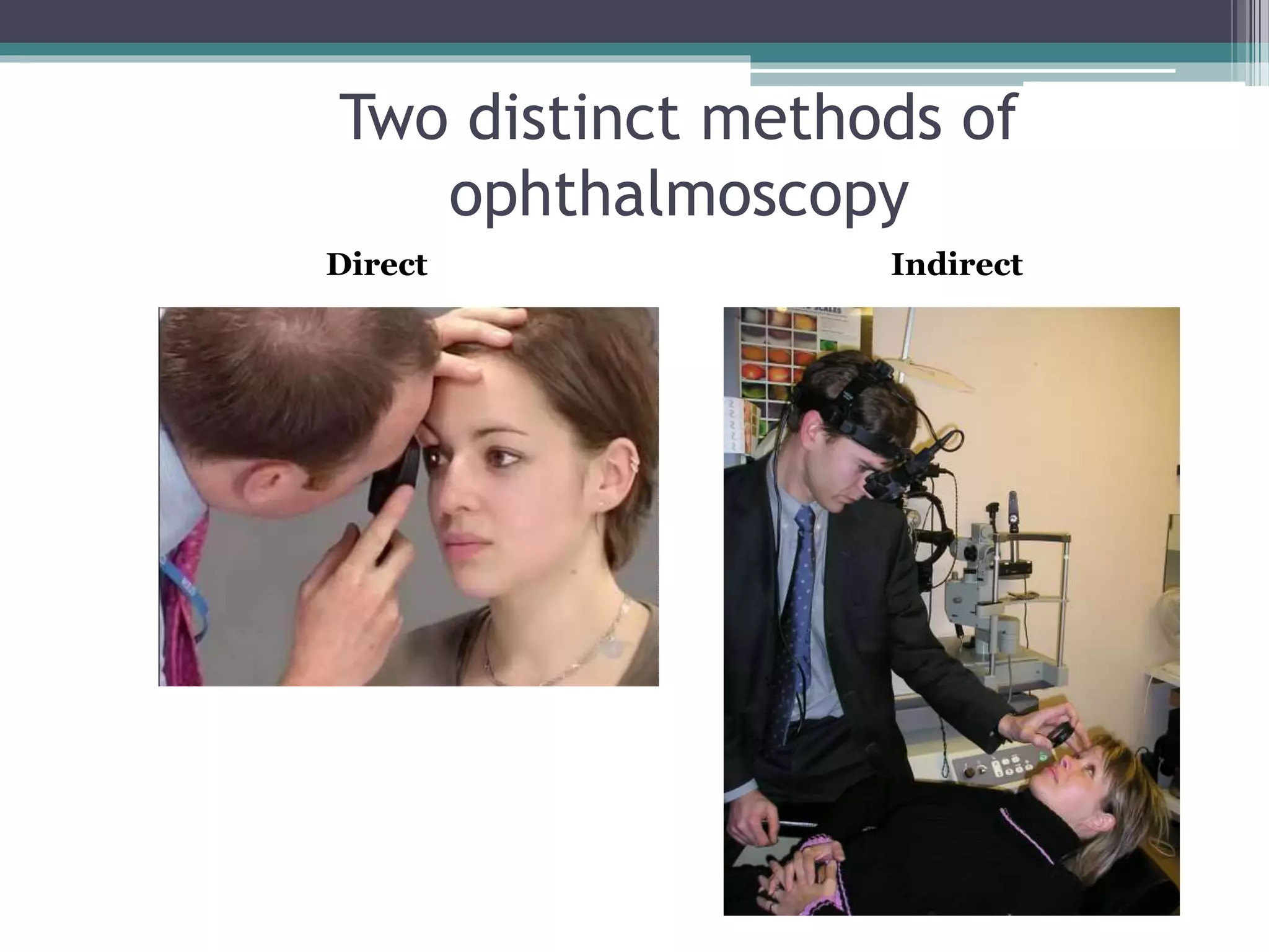Direct Ophthalmoscopy/Fundoscopy | PPT