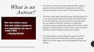 Director auteur | PPTX