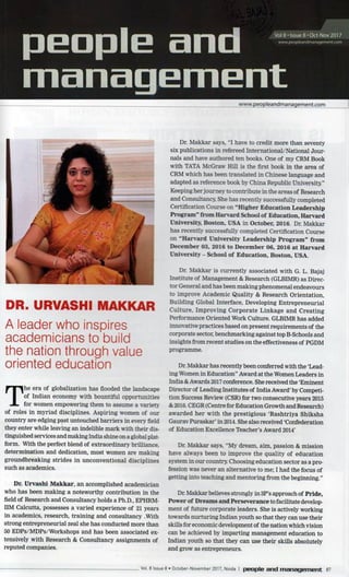 Article featuring Director General published in Leading Magazine. | PDF