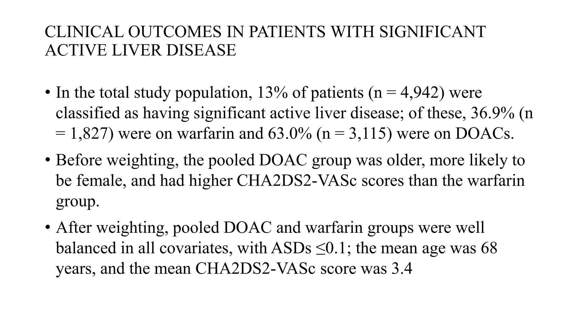Direct Oral Anticoagulants in Patients With Atrial Fibrillation and ...