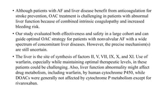 Direct Oral Anticoagulants in Patients With Atrial Fibrillation and ...