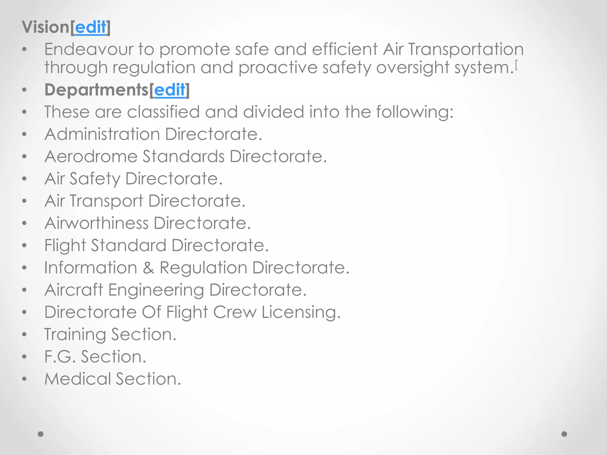 Directorate general of civil aviation (india) | PPTX