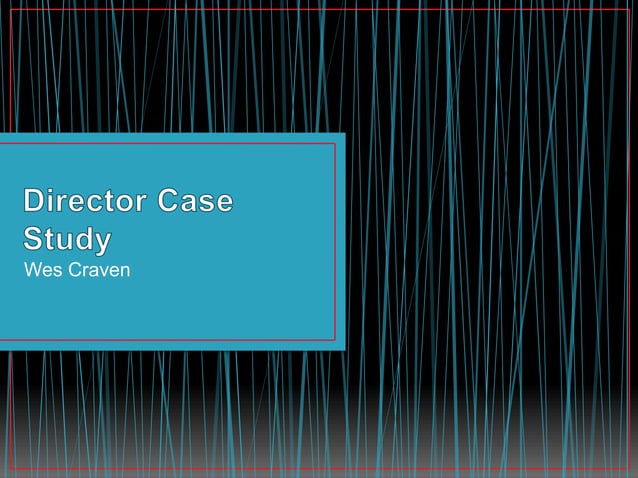 Director case study | PPT