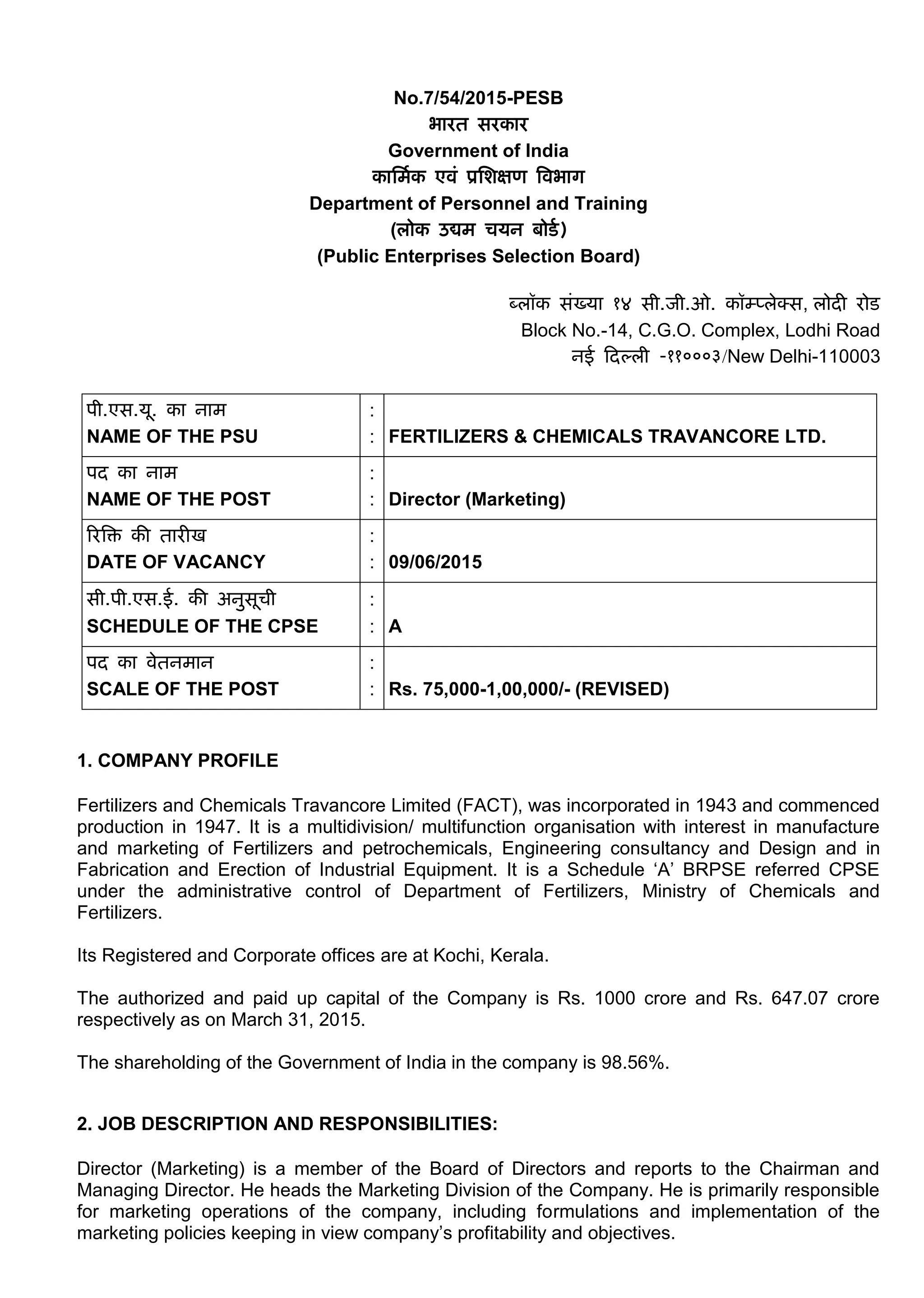 Director marketing penb | PDF