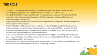 Director of care hope house | PPT