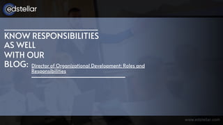 The 5 Key Roles of an Organizational Development Director | PDF