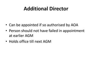 Directors company act law | PPT