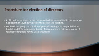 Directors of the company | PPTX