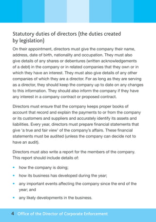 Directors Duties & Responsibilities | PDF