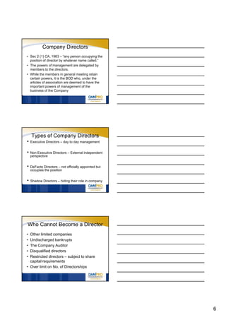 Directors Duties & Responsibilities | PDF
