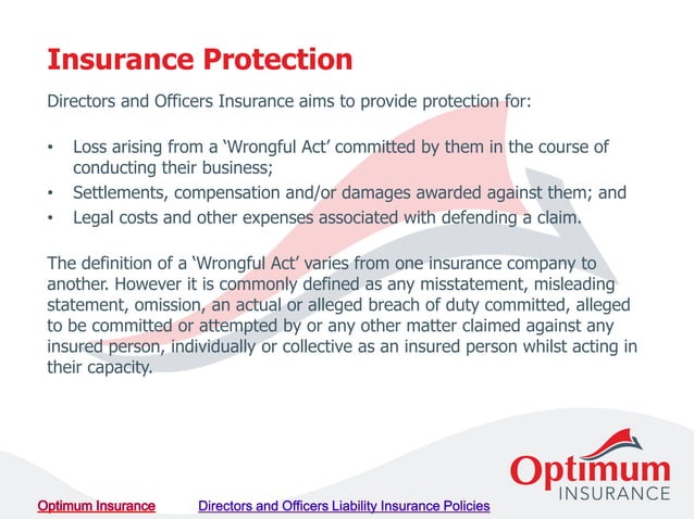 Directors and officers liability insurance policies | PDF | Motor ...