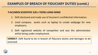 Directors Fiduciary Duties | PPT