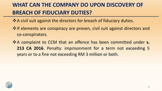 Directors Fiduciary Duties | PPT