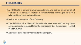 Directors Fiduciary Duties | PPT
